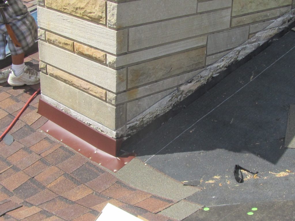 Beechnut Drive Chimney & Roof Project - Dennison Roofing & Gutter Toppers