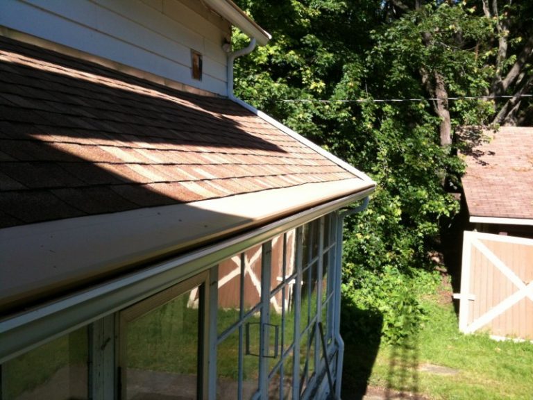 Gutter Topper - Tan - Dennison Roofing & Gutter Toppers
