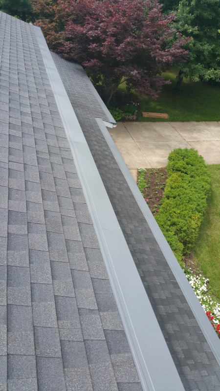 Charcoal Gutter Topper at Dennison Exterior Solutions