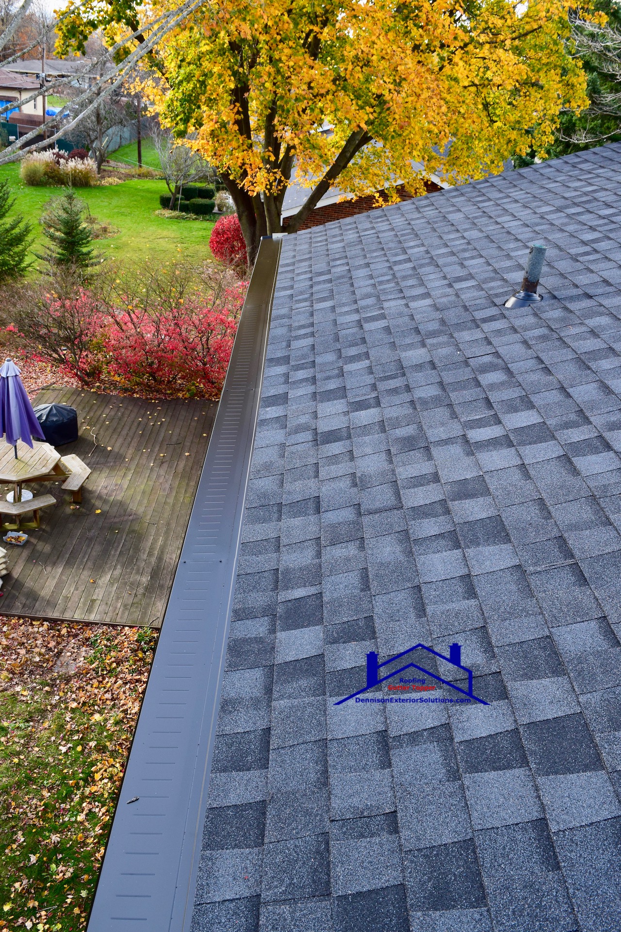 Gutter Topper - Black - Dennison Roofing & Gutter Toppers