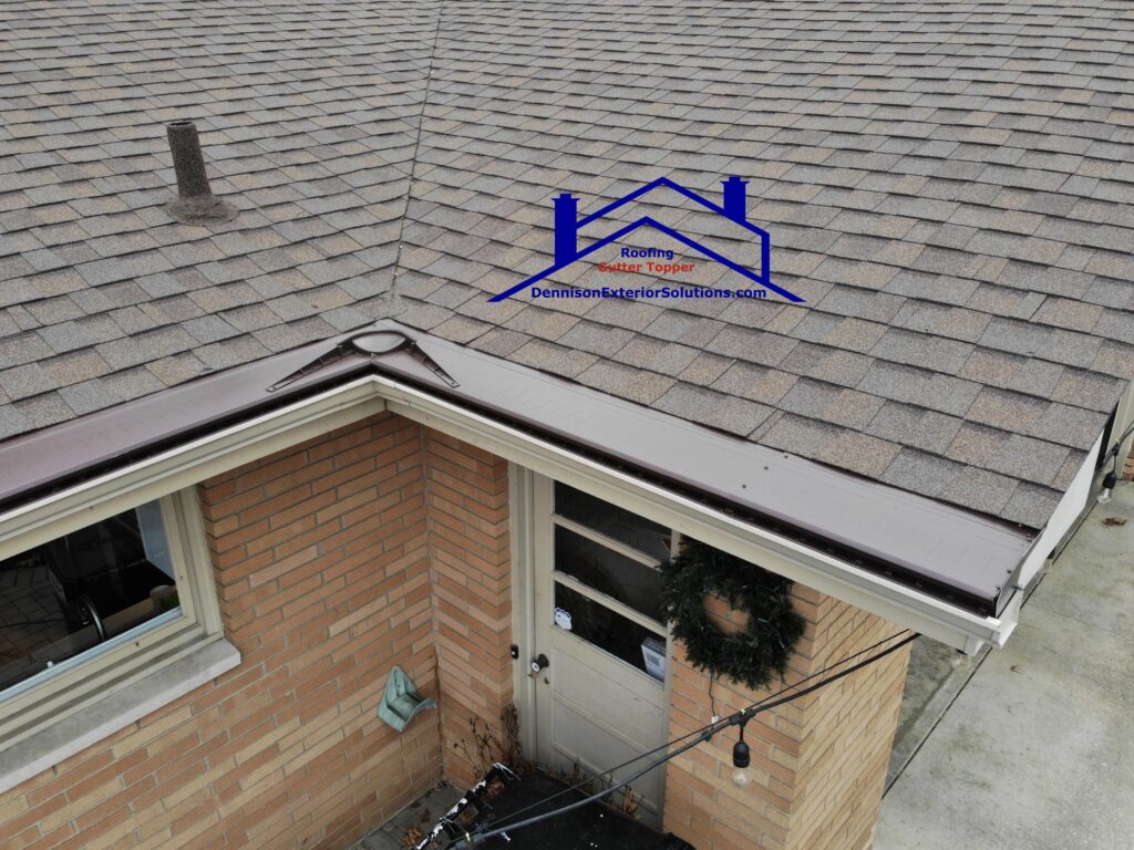 Gutter Topper - Royal Brown - Dennison Roofing & Gutter Toppers