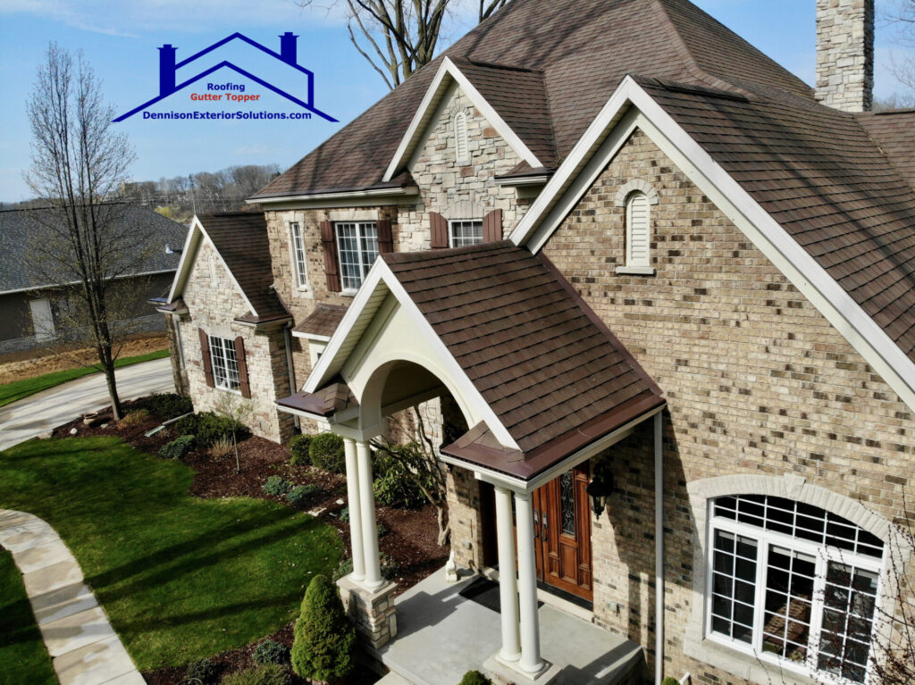 Gutter Topper - Royal Brown - Dennison Roofing & Gutter Toppers