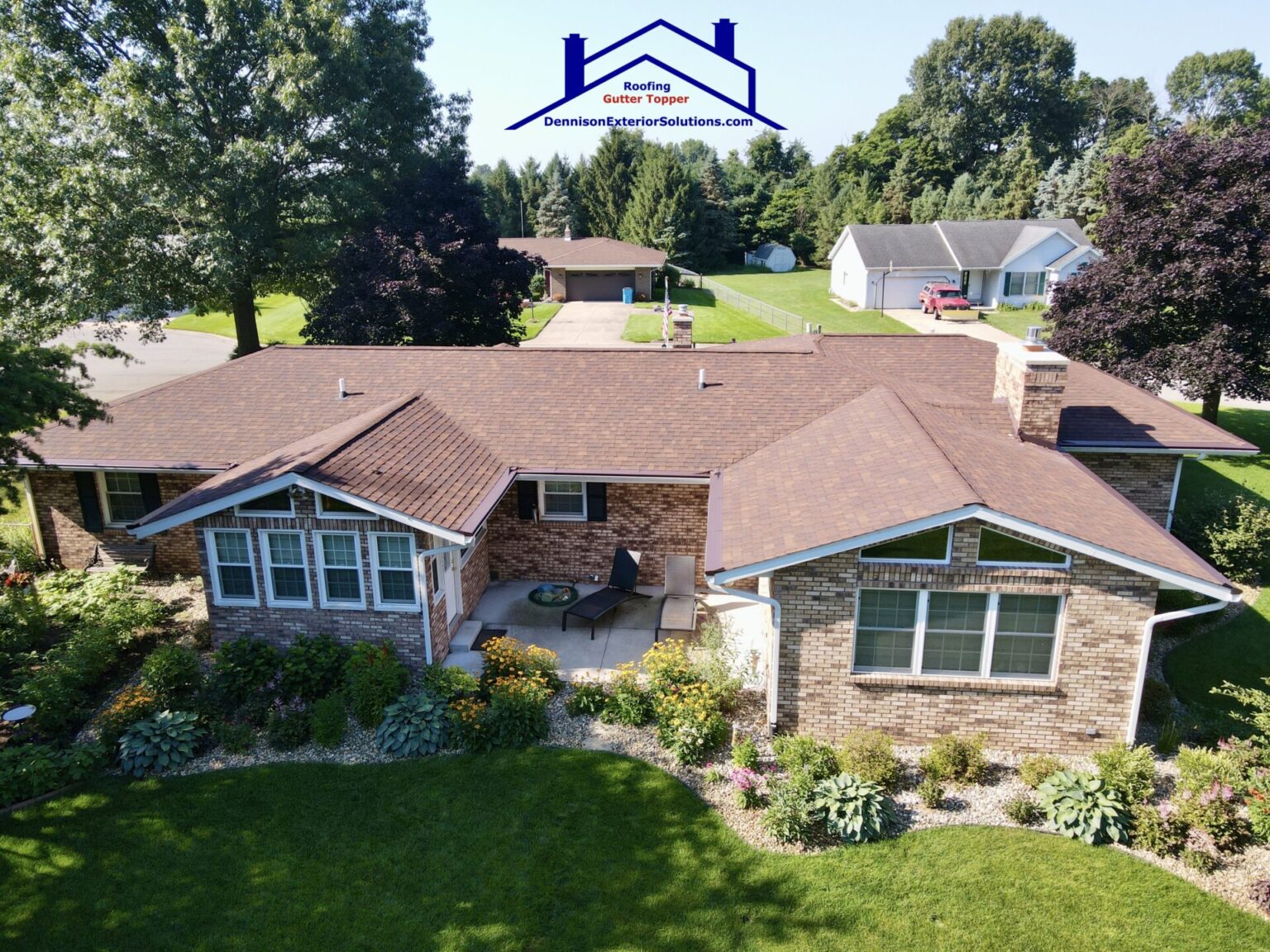 Gutter Topper - Royal Brown - Dennison Roofing & Gutter Toppers